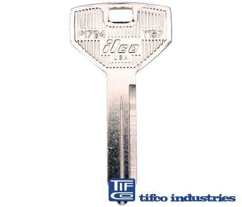 TIFCO Industries - Part#: 29546 - Automotive Key Blank, Y157 Chrysler