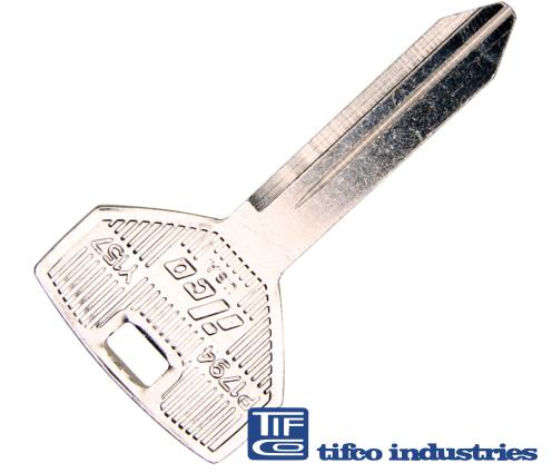 TIFCO Industries - Part#: 29546 - Automotive Key Blank, Y157 Chrysler