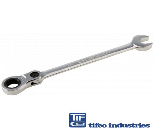 TIFCO Industries - Part#: 11420 - Index Ratcheting Wrench Set, 8 Pc 5/ ...
