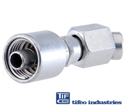 TIFCO Industries - Part#: 81123 - MegaCrimp Hose End, 6G-8FJX45S