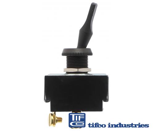 TIFCO Industries - Part#: 3058 - SPST Paddle Toggle Switch, On-Off 2 Screws