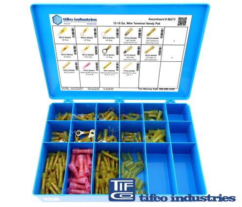 TIFCO Industries - Part#: 86273 - Wire Terminal Handy Pak, 12-10 Ga.