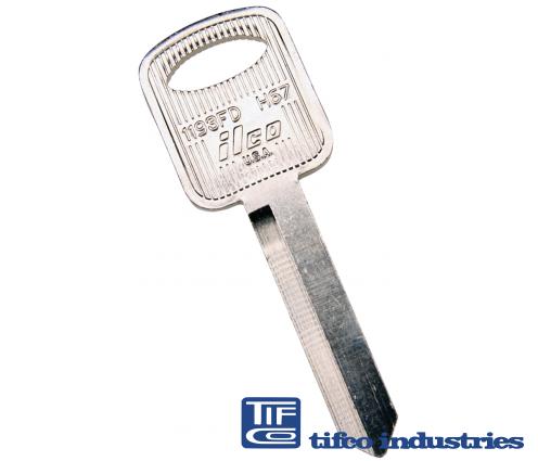TIFCO Industries - Part#: 29322 - Automotive Key Blank, H67 Ford