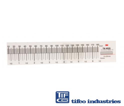 TIFCO Industries Part 13192 Flexible Wheel Weight Ruler For 13189