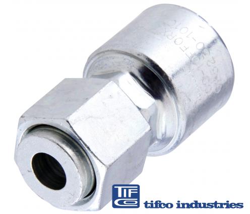 TIFCO Industries - Part#: 81189 - MegaCrimp Hose End, 6G-6FFORX
